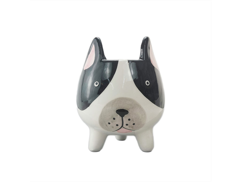 ceramic planter dog 9cm - Shiploads