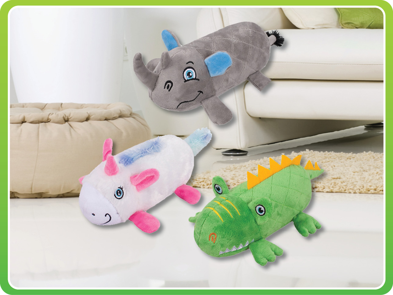 dog toy squeaky animals 30cm x1 - Shiploads